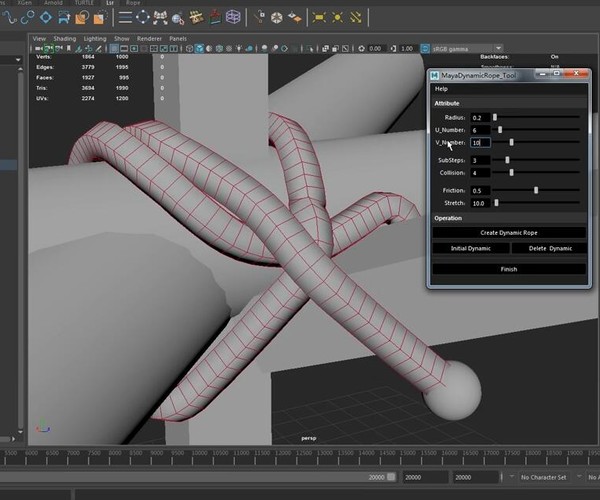 ArtStation - Maya dynamic rope | Resources