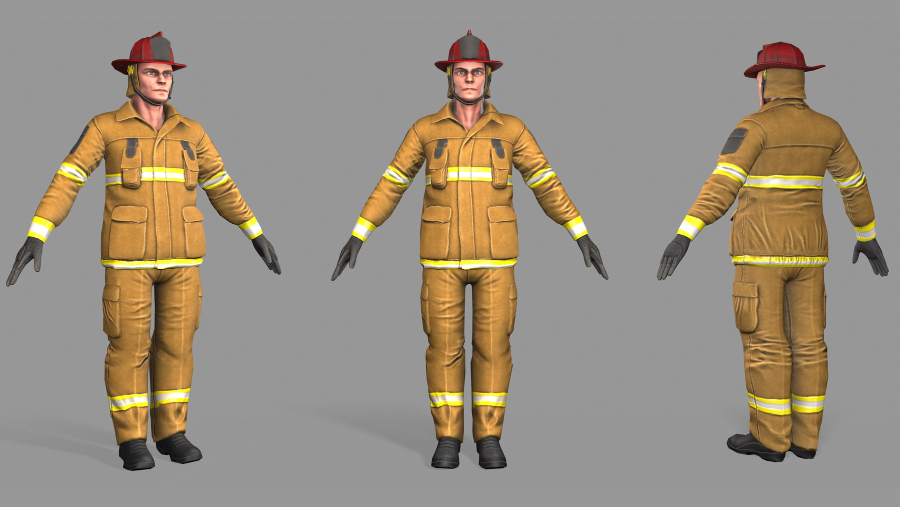 ArtStation - FireFighter | Game Assets