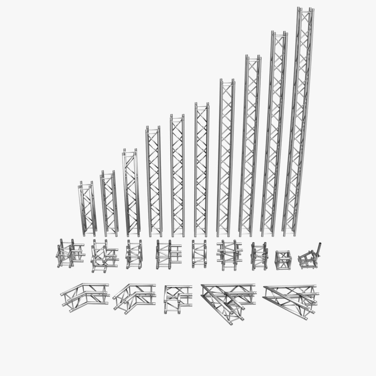 ArtStation - Square Truss Standard Collection - 24 PCS Modular | Resources