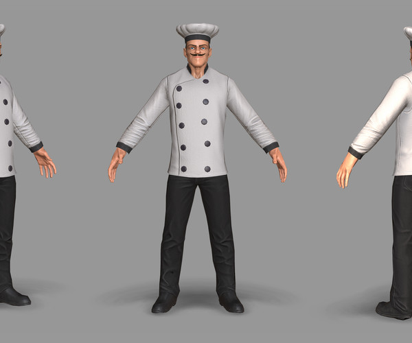 ArtStation - Chef | Game Assets