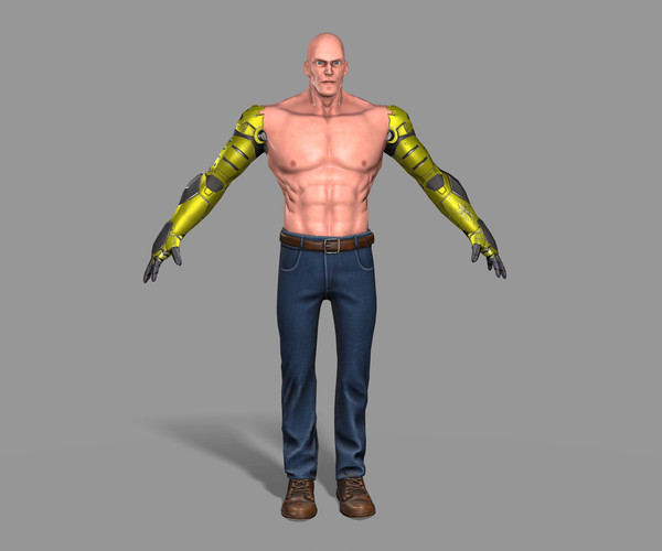 ArtStation - Cyborg | Game Assets