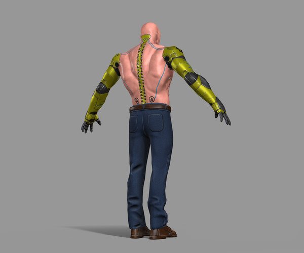 ArtStation - Cyborg | Game Assets