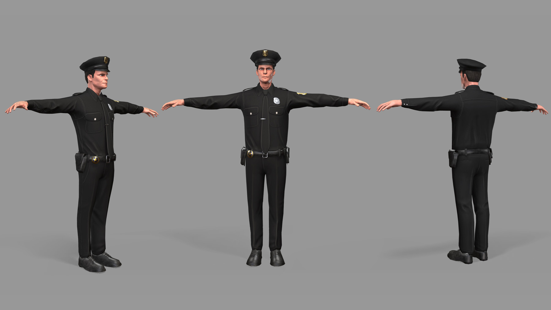 ArtStation - Police man | Game Assets