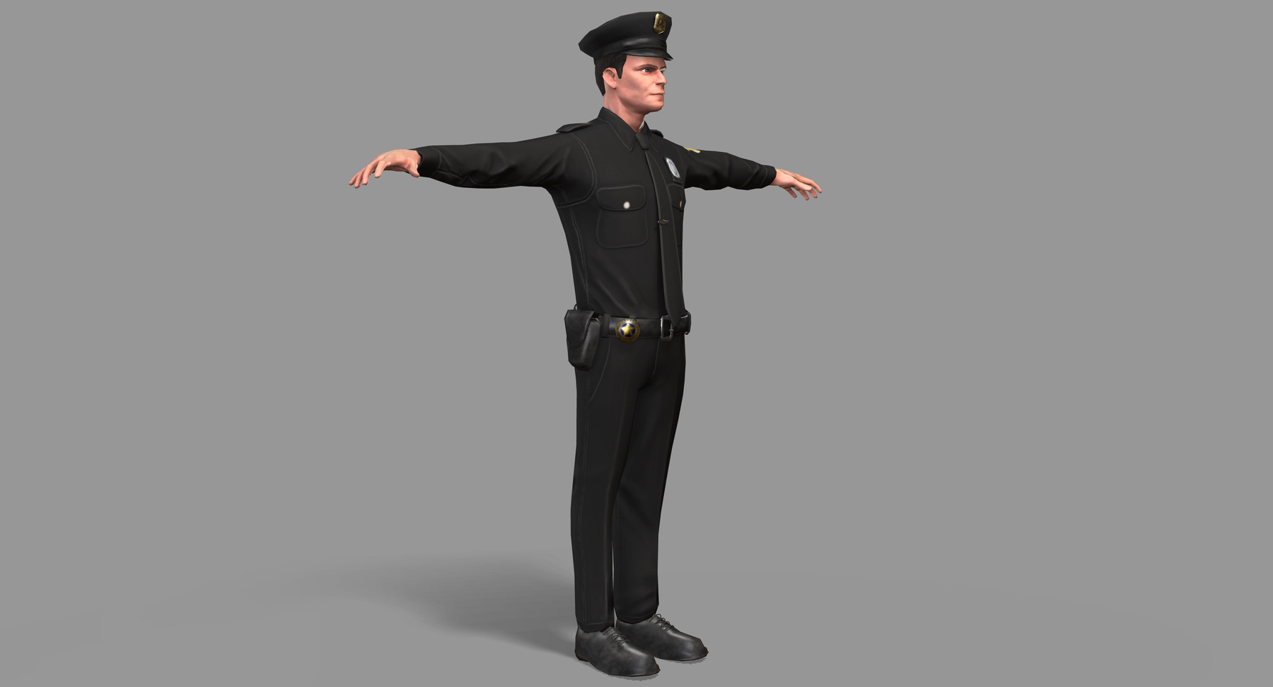 ArtStation - Police man | Game Assets