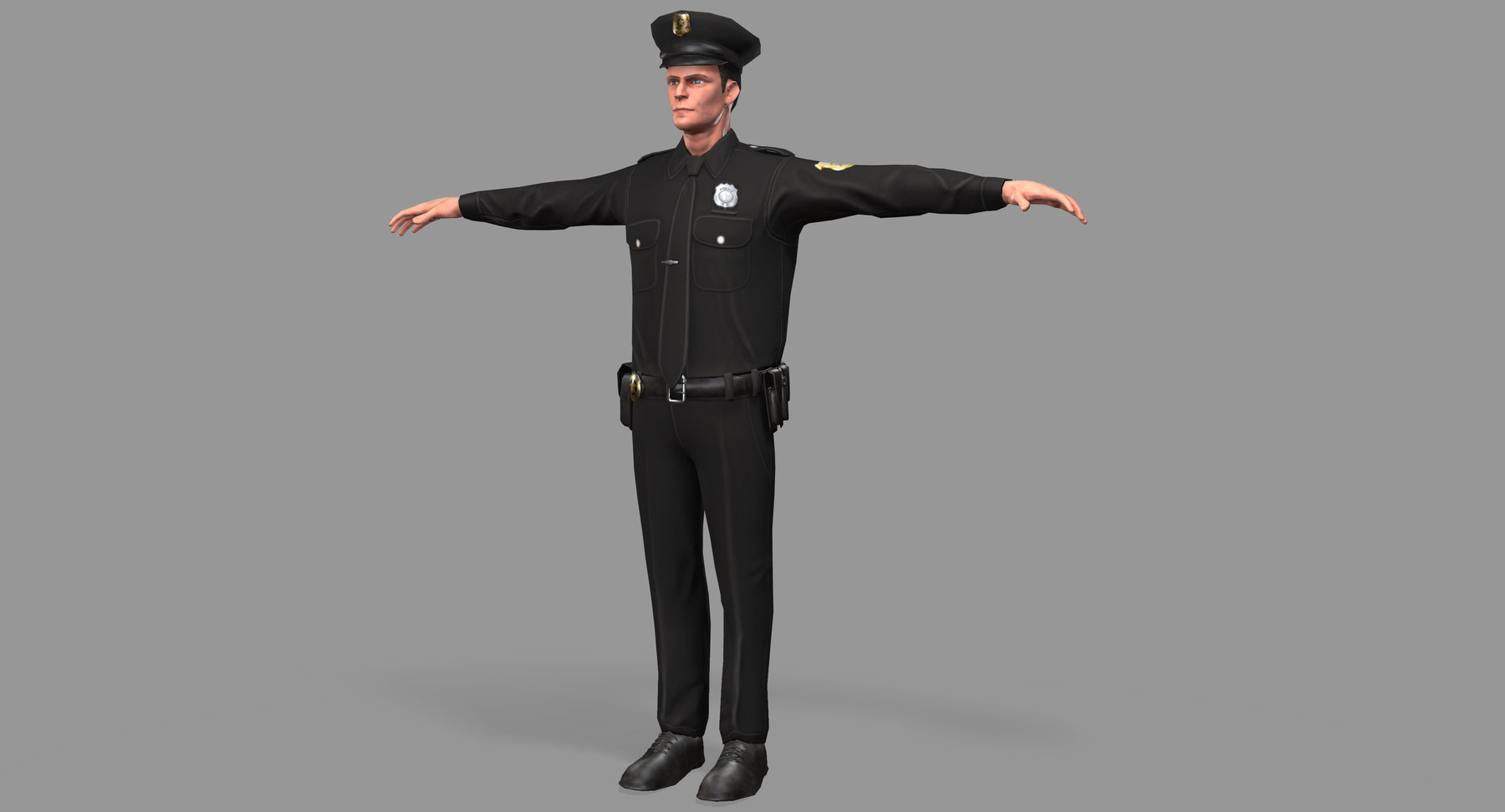 ArtStation - Police man | Game Assets