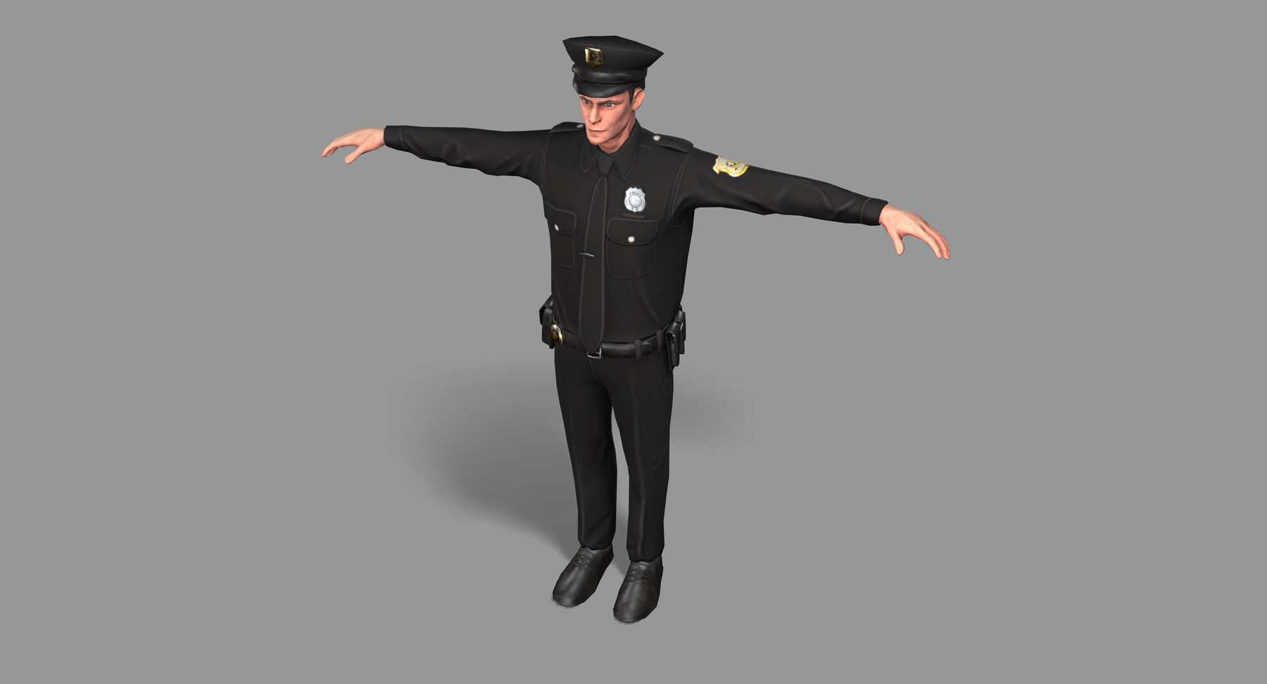 ArtStation - Police man | Game Assets