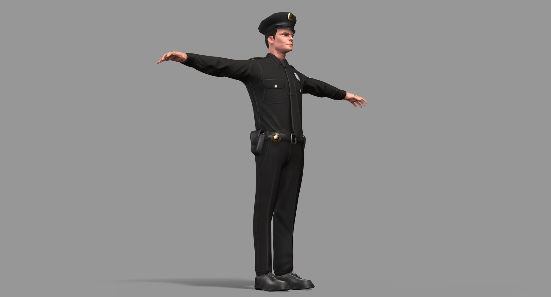 ArtStation - Police man | Game Assets