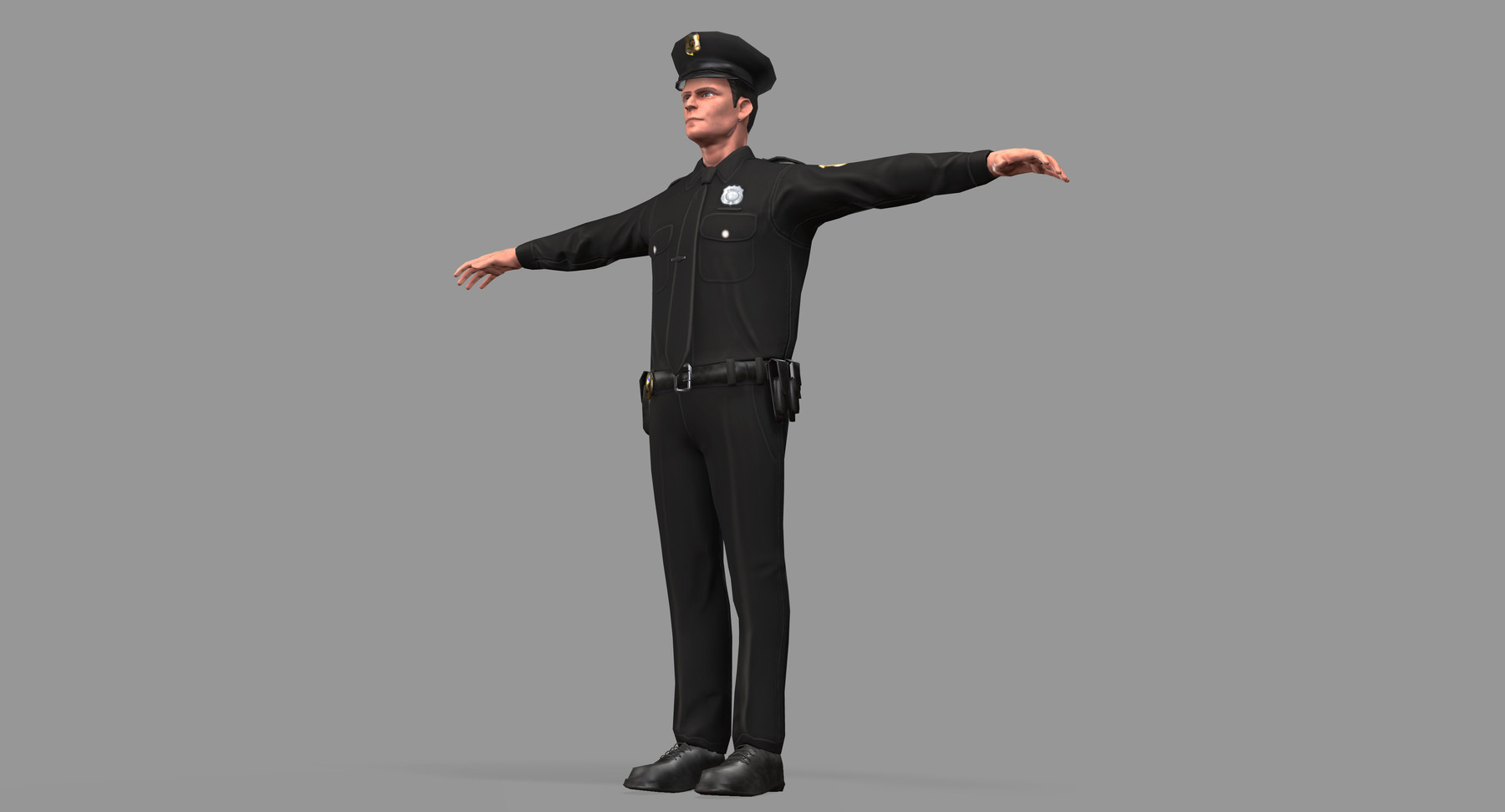 ArtStation - Police man | Game Assets
