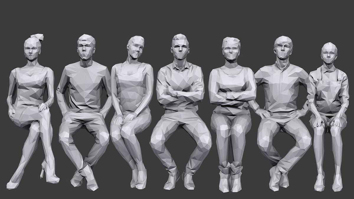 ArtStation - Complete Lowpoly People Pack Vol.2 | Resources