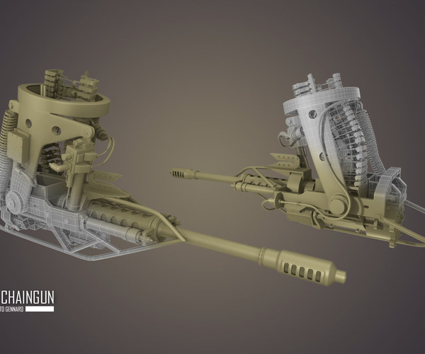 ArtStation - M230 Chaingun 3D Asset For Production | Resources