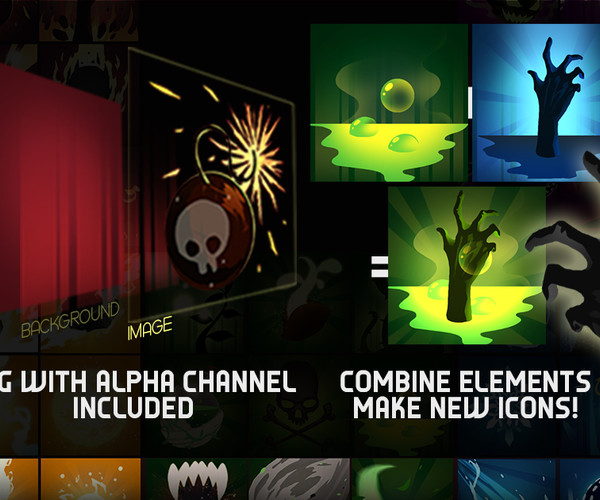 ArtStation - Editable RPG Skill Icons | Game Assets