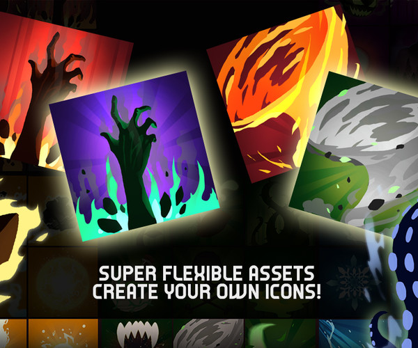 ArtStation - Editable RPG Skill Icons | Game Assets