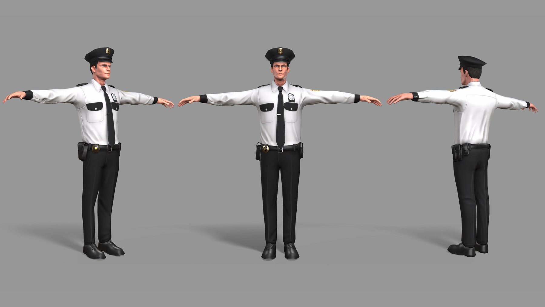 ArtStation - Police man | Game Assets