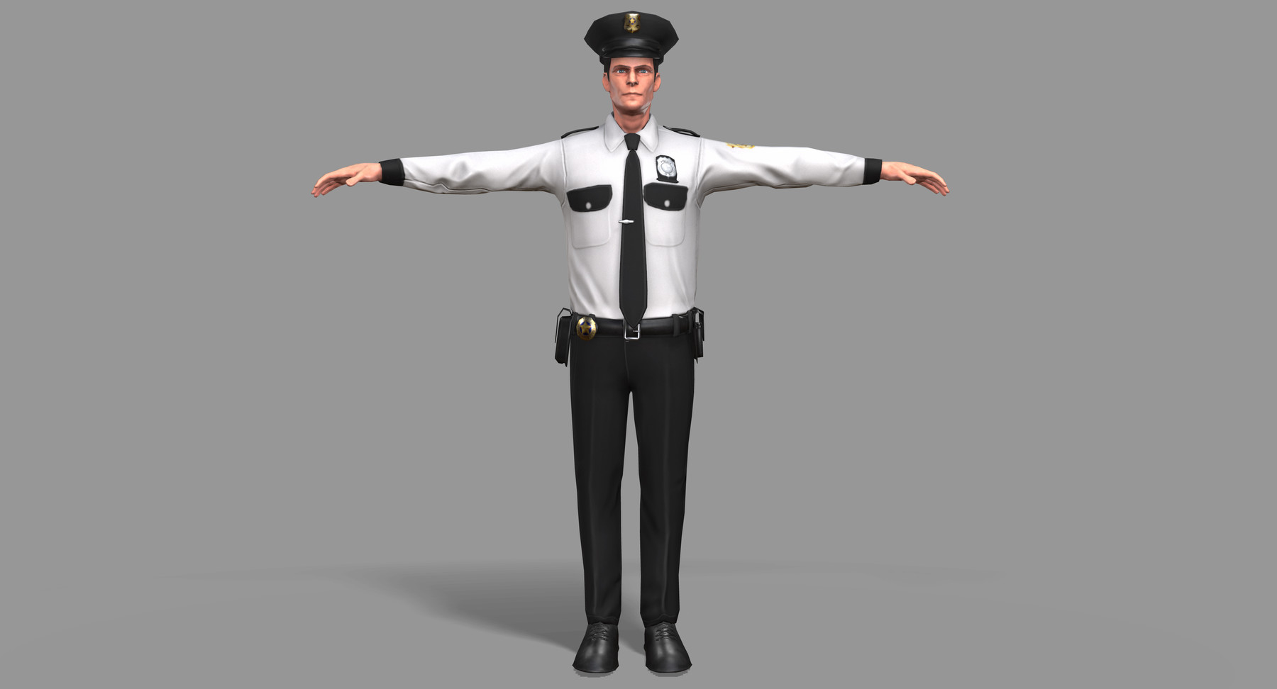 ArtStation - Police man | Game Assets