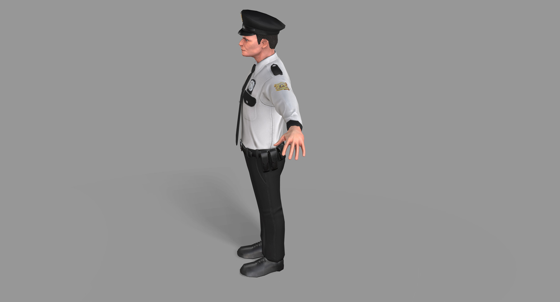 ArtStation - Police man | Game Assets