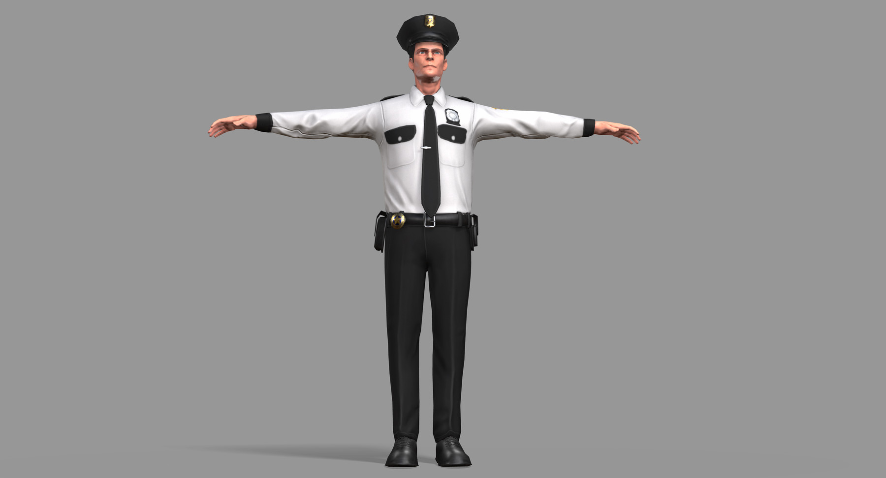 ArtStation - Police man | Game Assets