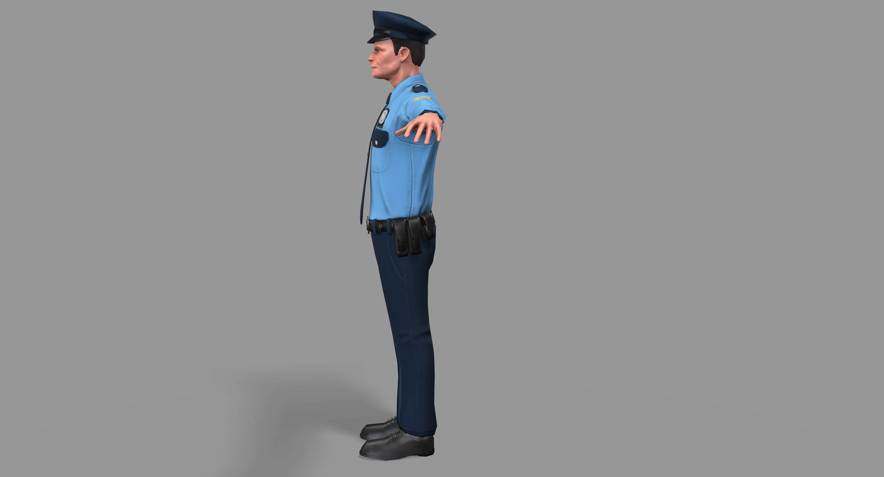 ArtStation - Police man | Game Assets