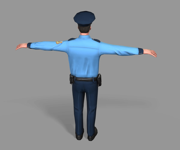ArtStation - Police man | Game Assets
