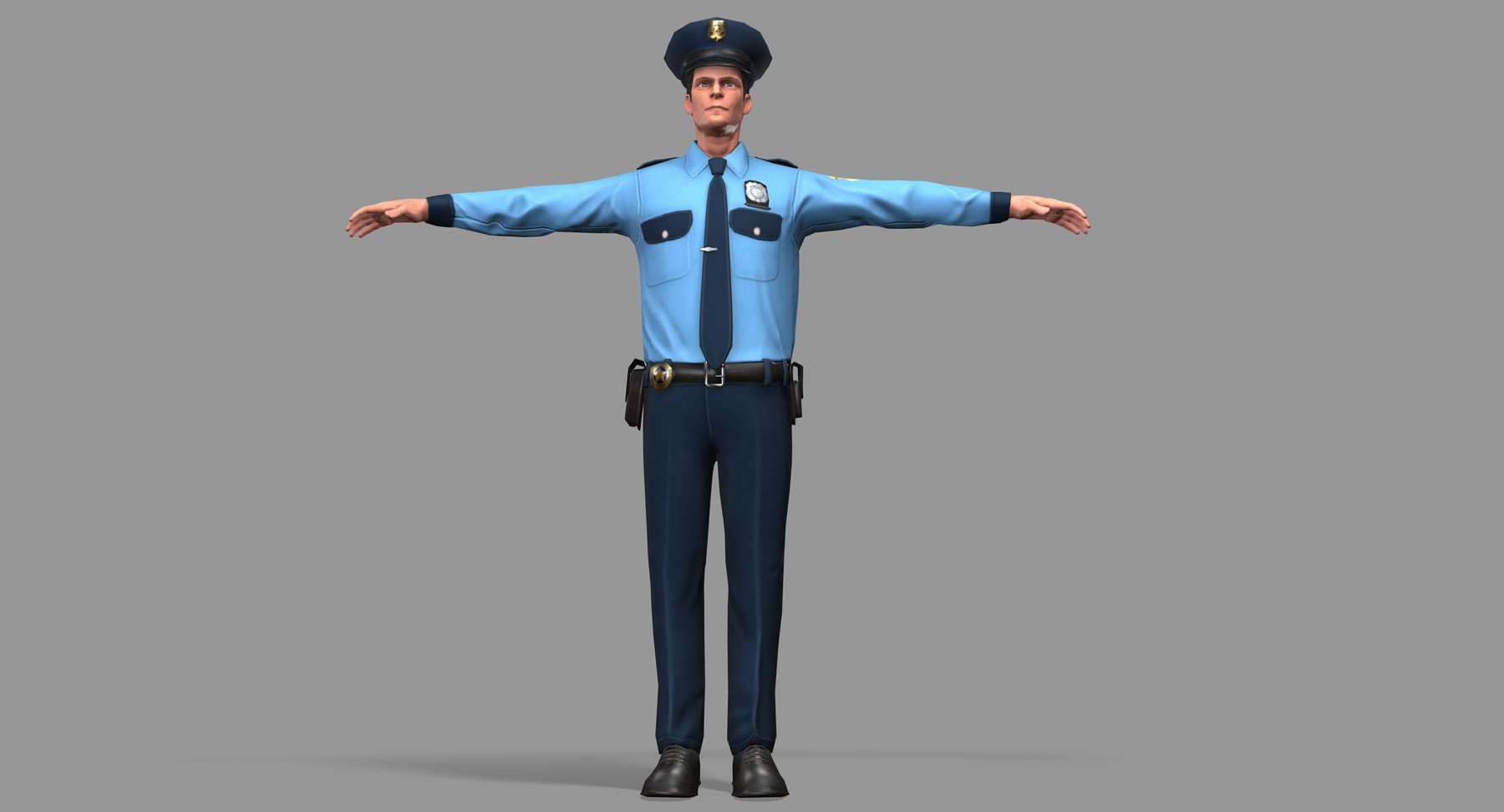 ArtStation - Police man | Game Assets