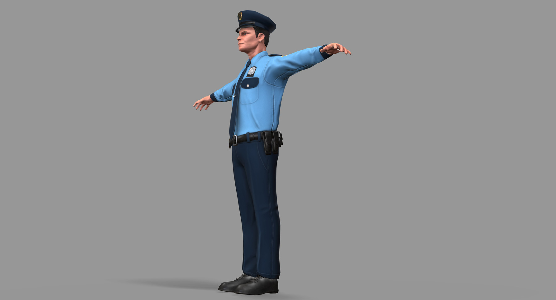 ArtStation - Police man | Game Assets