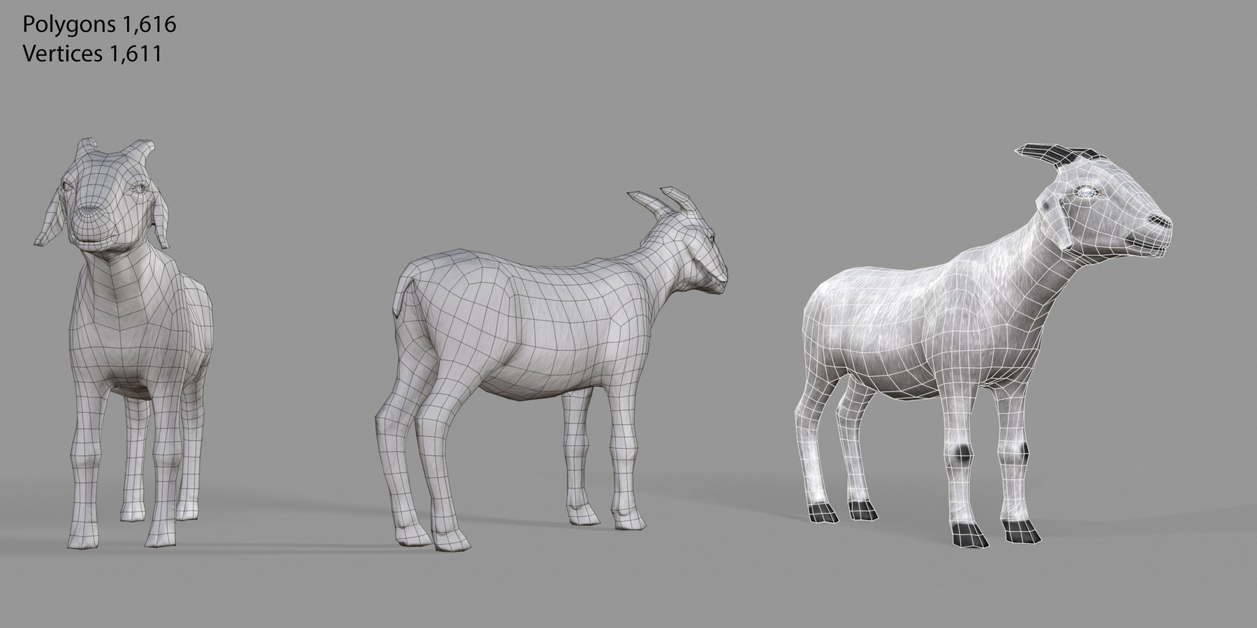ArtStation - Goat | Game Assets