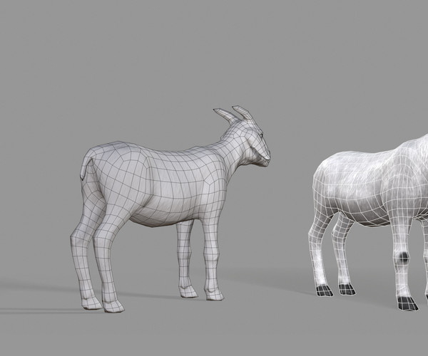 ArtStation - Goat | Game Assets