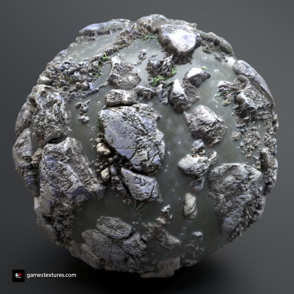 ArtStation - Rock ground 03988 – PBR Material GamesTextures.com | Game ...