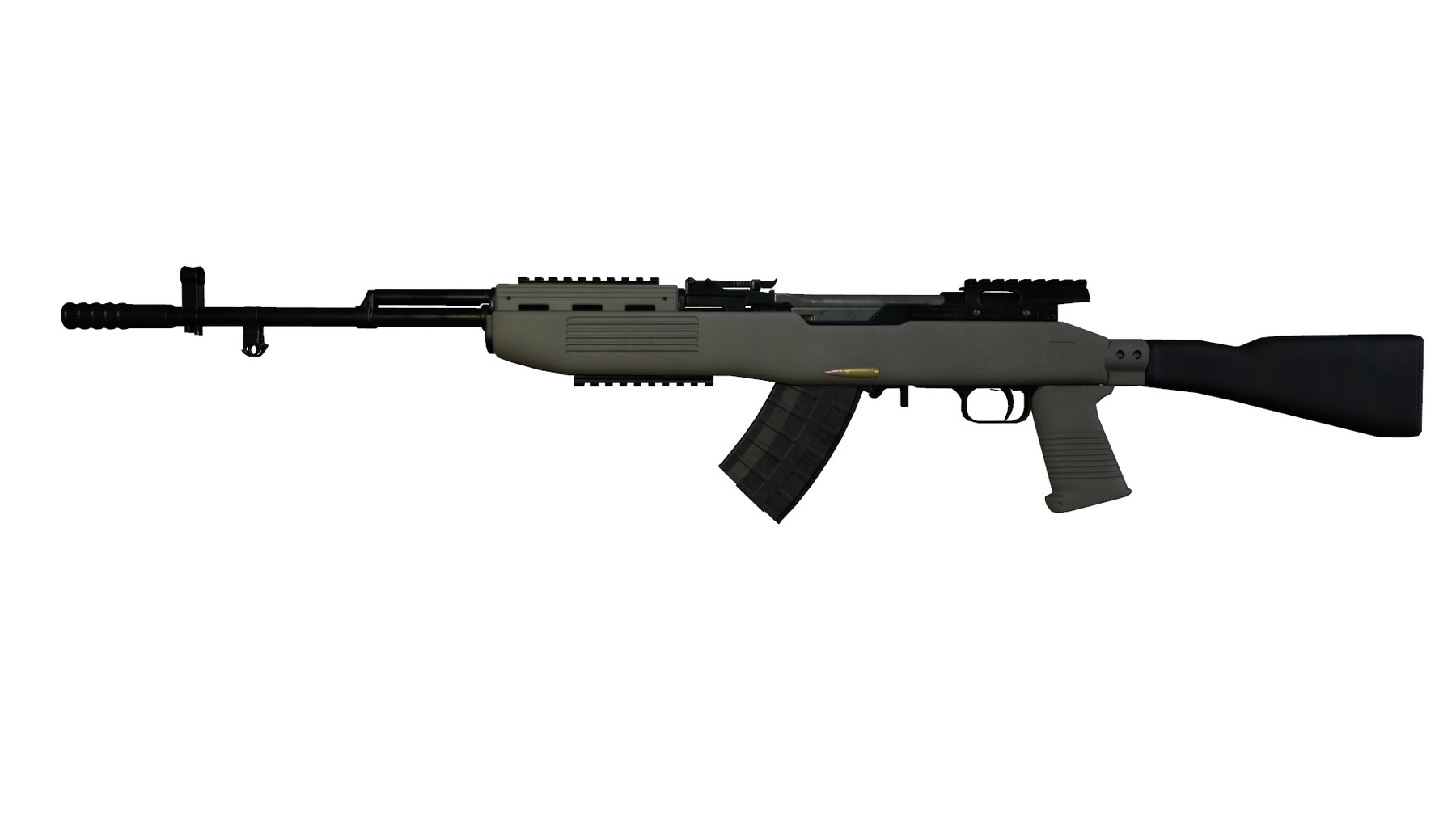 ArtStation - SKS Assaut Rifle FBX 3D MODEL | Resources