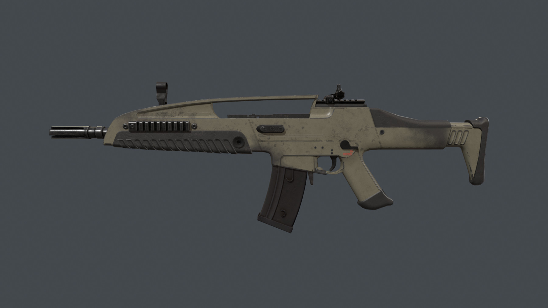 ArtStation - XM8 Assault Rifle FBX 3D Model | Resources