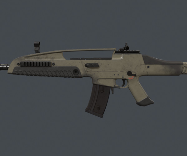 ArtStation - XM8 Assault Rifle FBX 3D Model | Resources