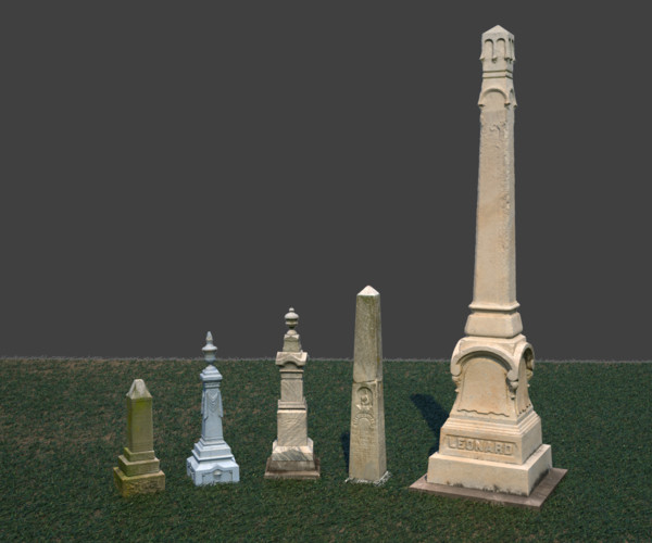 ArtStation - Gravestones Pack 1 | Game Assets