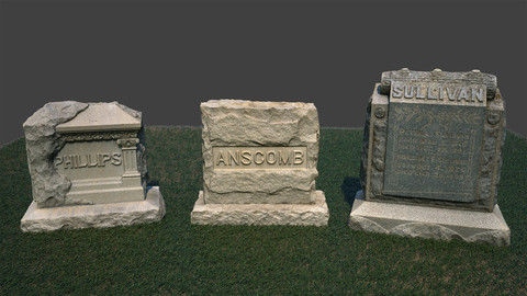 ArtStation - Gravestones Pack 3 | Game Assets