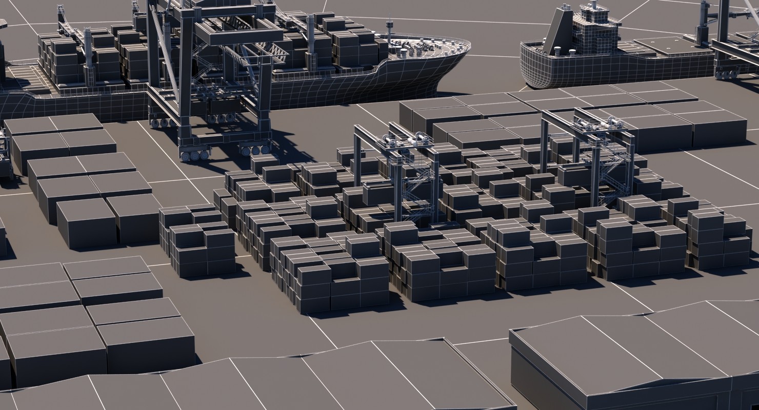 ArtStation - Cargo Dockyard | Resources
