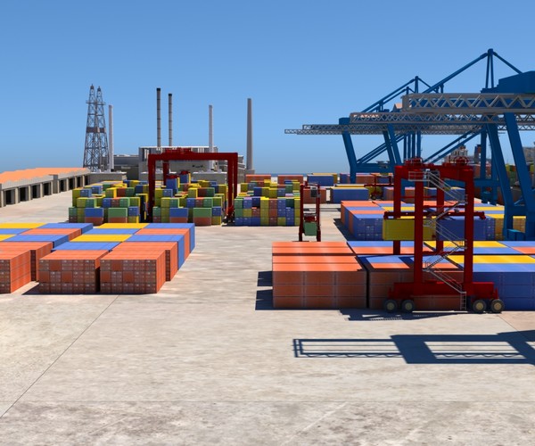 ArtStation - Cargo Dockyard | Resources