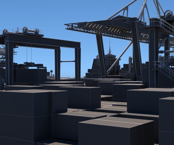 ArtStation - Cargo Dockyard | Resources