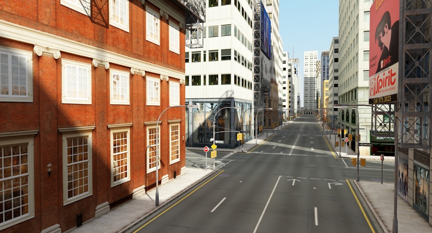 ArtStation - 3D City RT Day | Game Assets