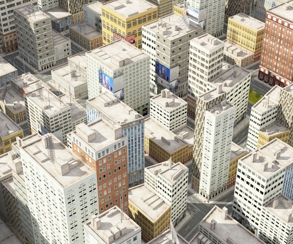 ArtStation - 3D City RT Day | Game Assets