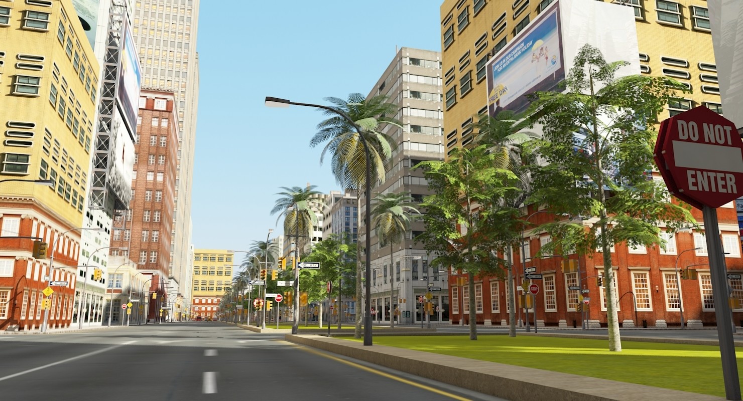 ArtStation - 3D City RT Day | Game Assets