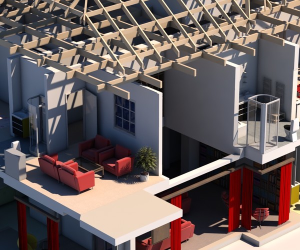 ArtStation - 3D House Cutout | Resources