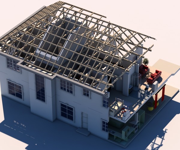 ArtStation - 3D House Cutout | Resources