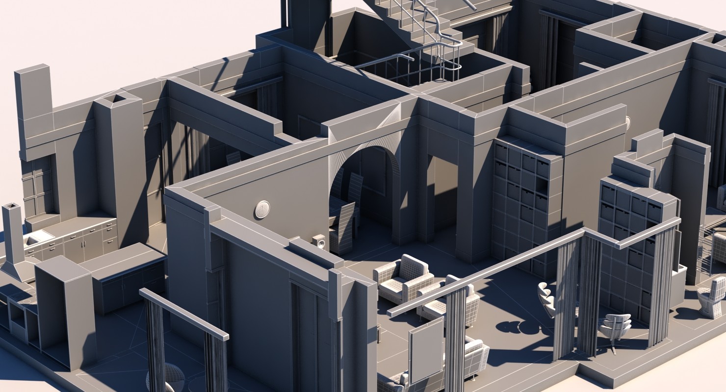 ArtStation - 3D House Cutout | Resources