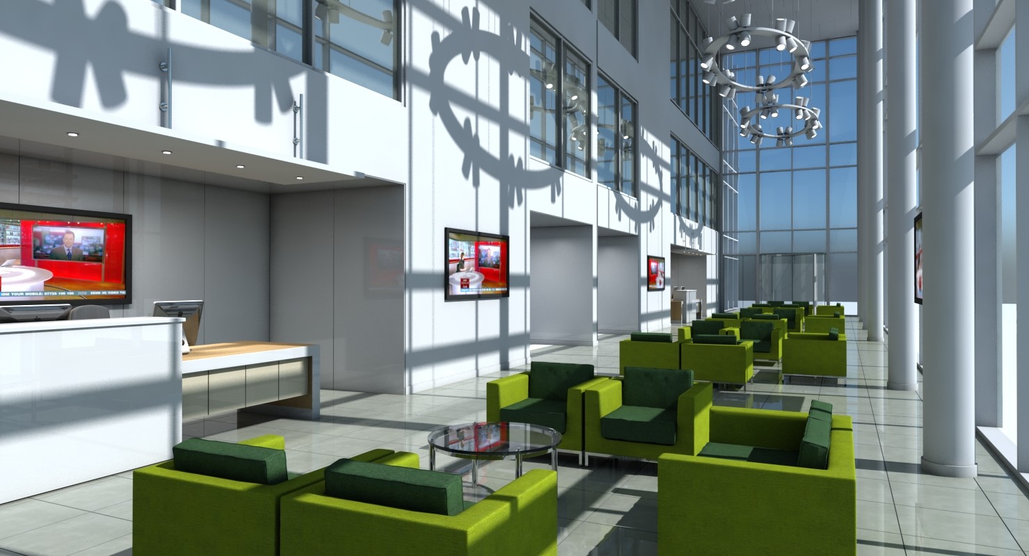 ArtStation - 3D Entrance Reception scene | Resources