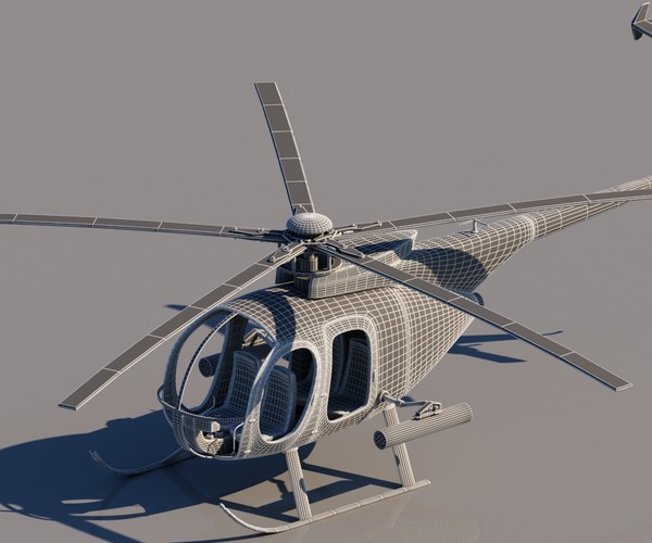ArtStation - AH-6J Helicopter | Resources