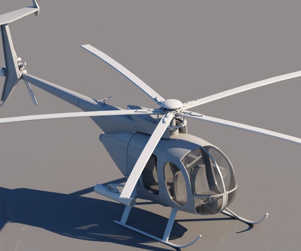 ArtStation - AH-6J Helicopter | Resources