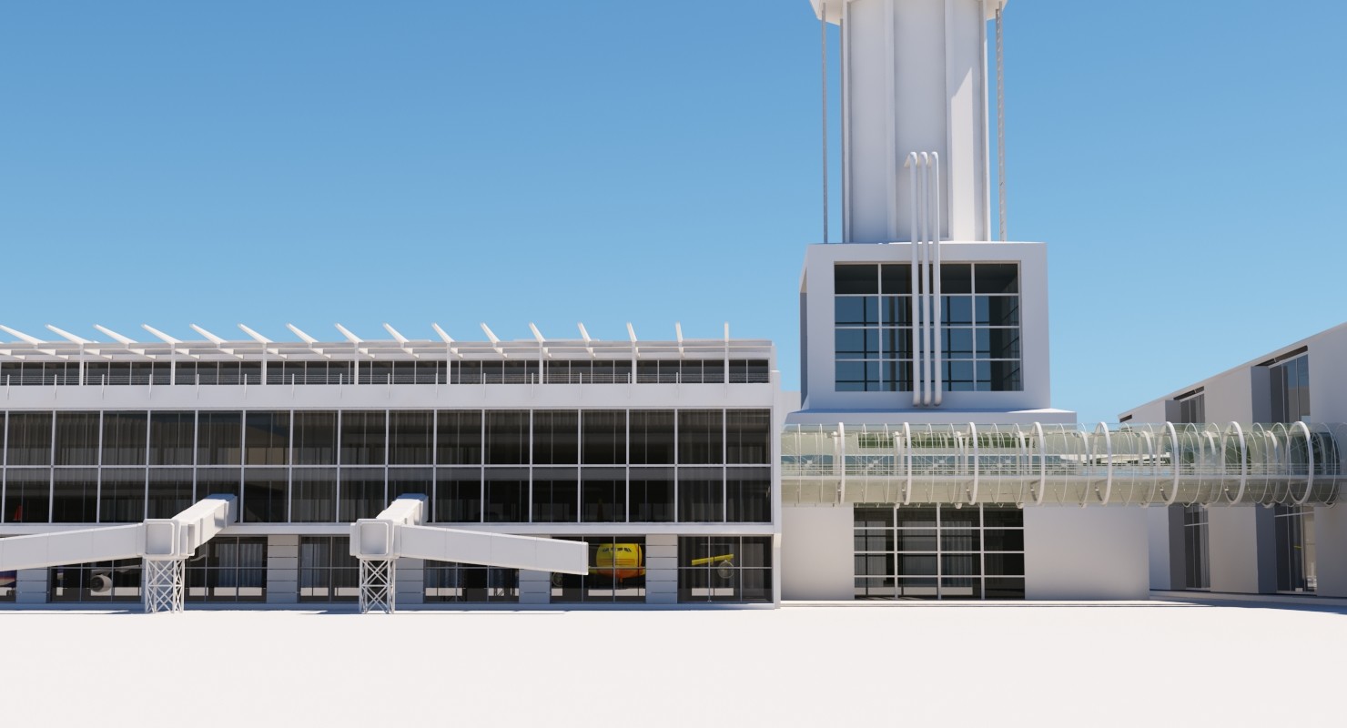 ArtStation - Airport Buildings Layout | Resources