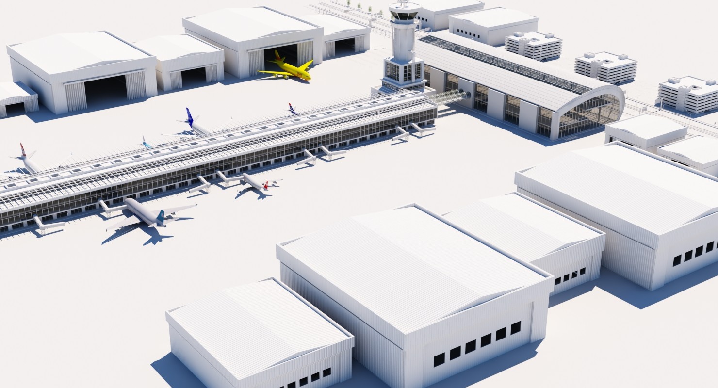 ArtStation - Airport Buildings Layout | Resources