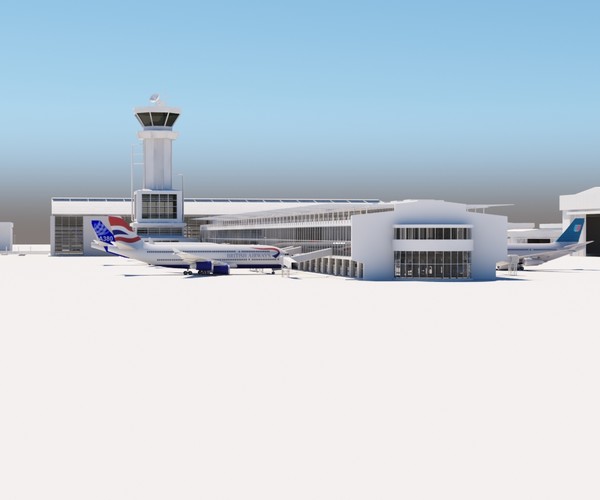 ArtStation - Airport Buildings Layout | Resources