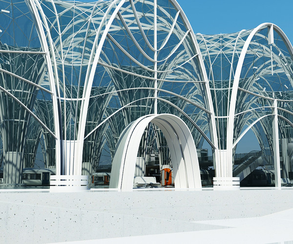 ArtStation - Train Station Building Interior | Resources