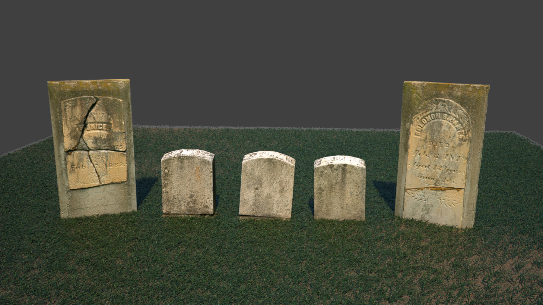 ArtStation - Gravestones Pack 3 | Game Assets