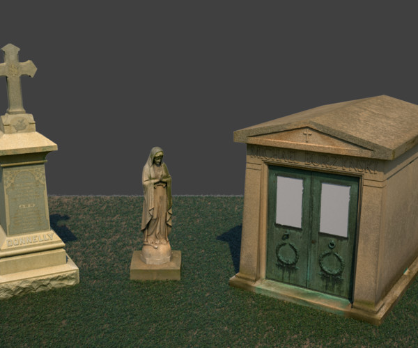 ArtStation - Gravestones Pack 6 | Game Assets